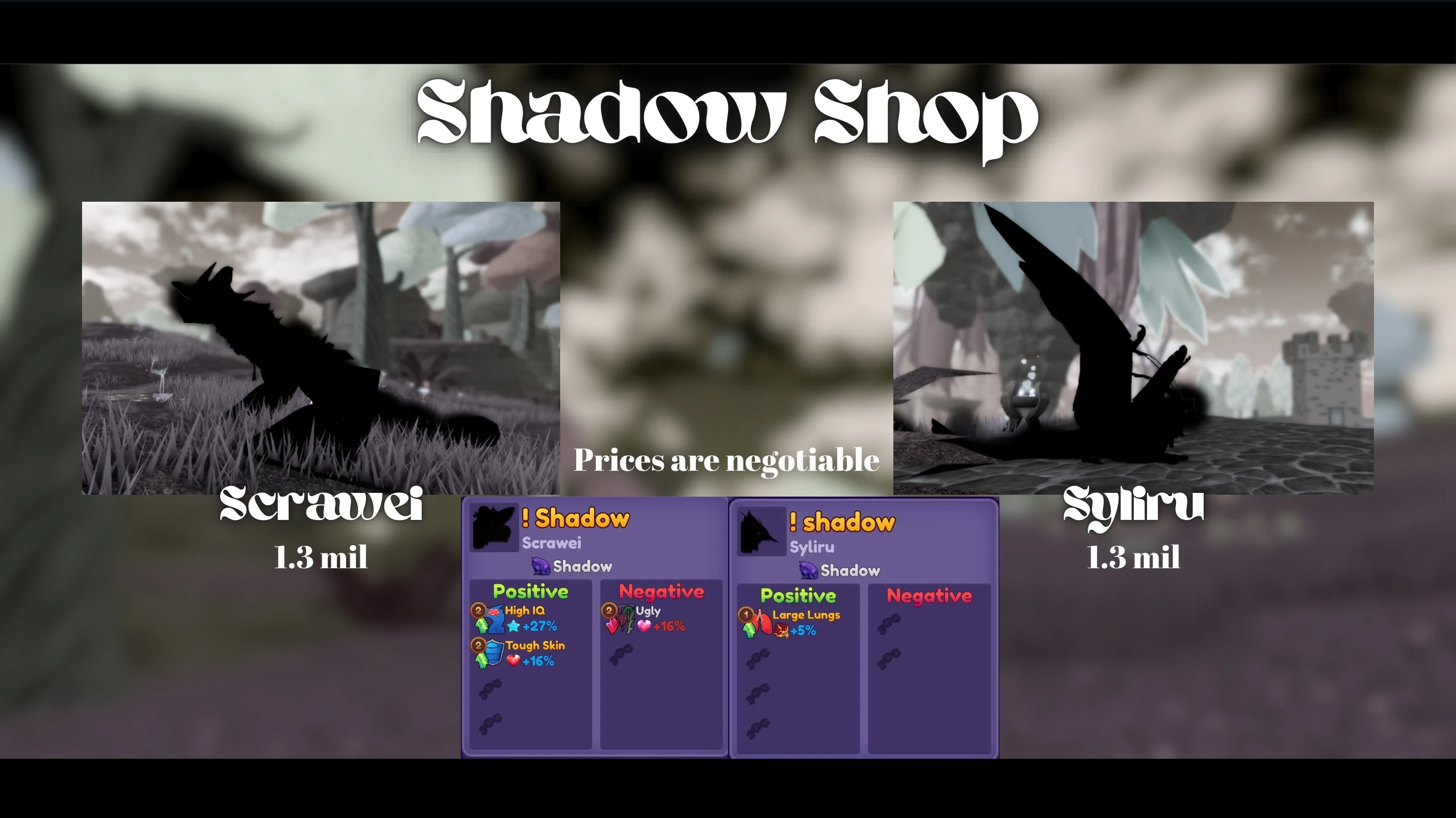 Selling shadow dragons! | Fandom