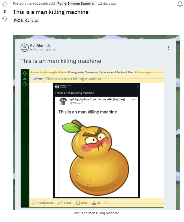 This is an man killing machine. | Fandom