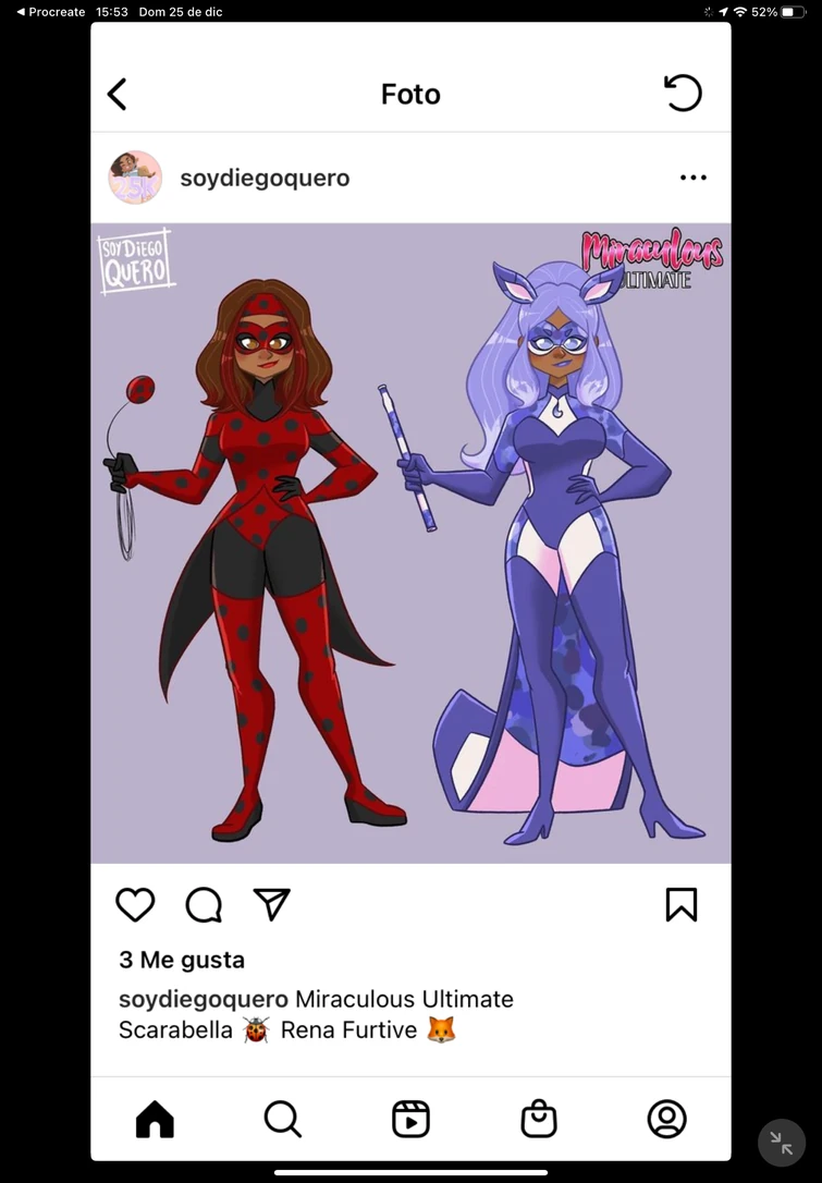 Miraculous Ultimate Rena furtive and Scarabella by soydiegoquero. | Fandom