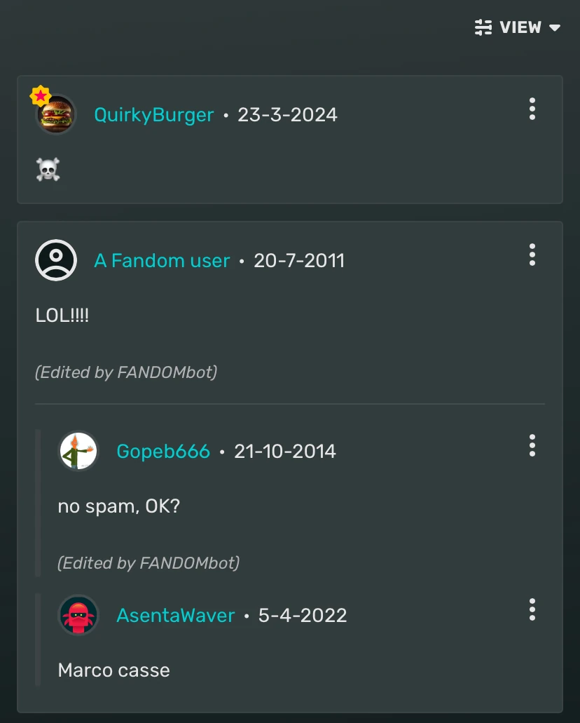 Average doawk wiki comment section | Fandom