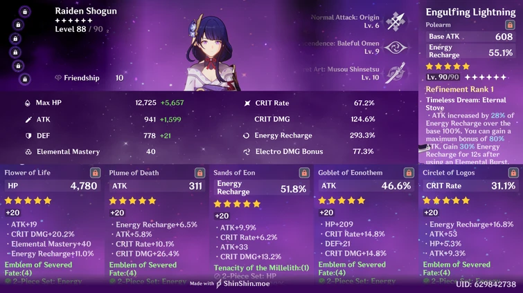 Rate my Raiden build | Fandom