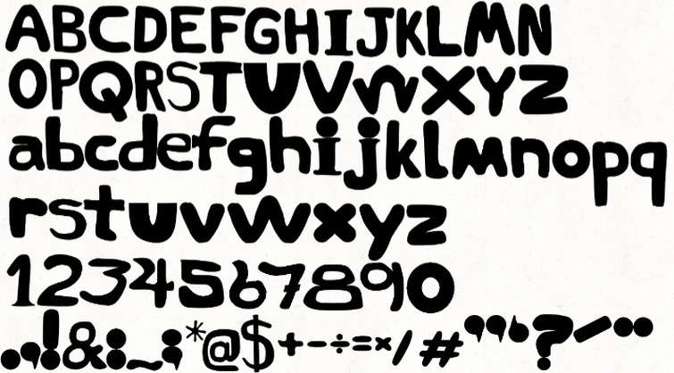 I found a cool alphabet lore font | Fandom
