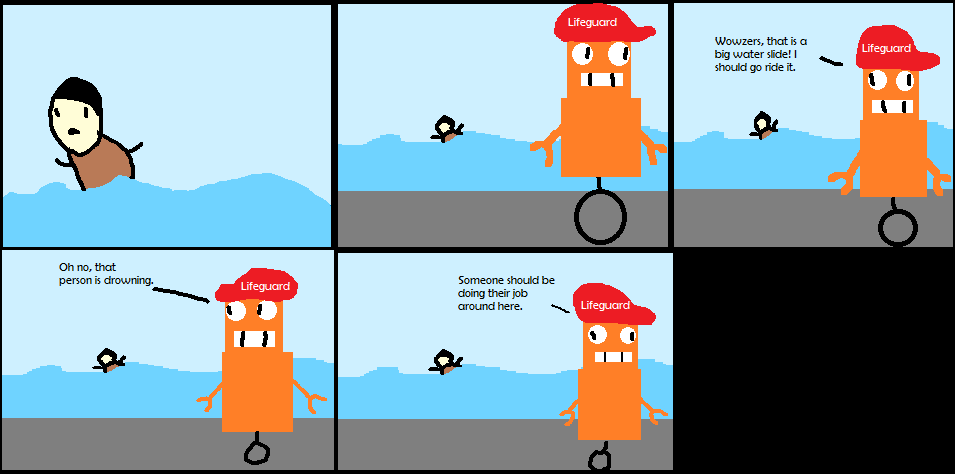 Miss Robot the Lifeguard | Academy Misadventures Wiki | Fandom