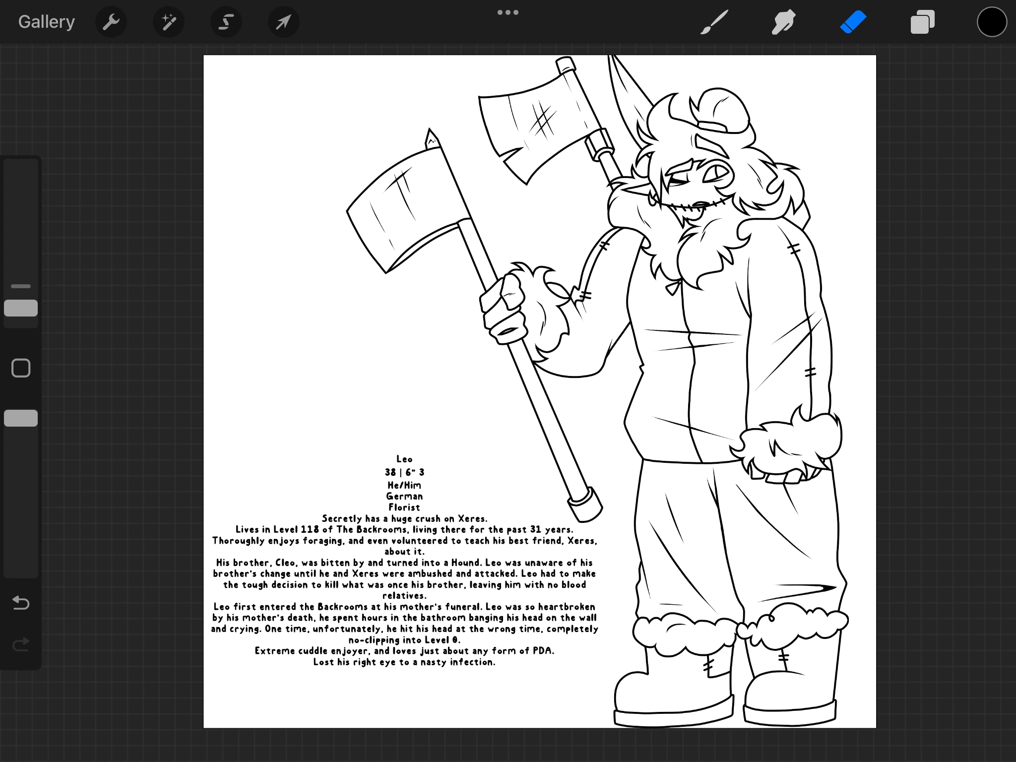 Leo’s Ref sheet in progress ⚜️ | Fandom