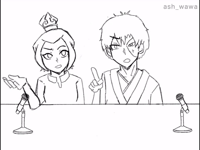 Zuko and Azula at a Panel - ATLA Animatic by ashietree | Fandom
