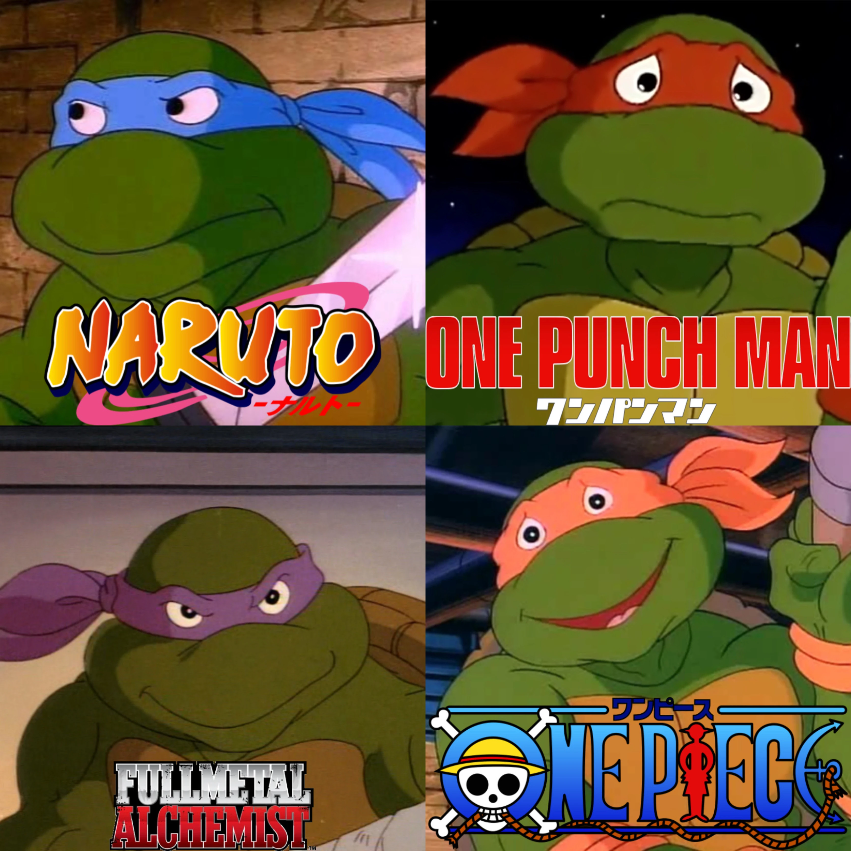 If the Turtles were anime fans, this is what I’d imagine them watching ...