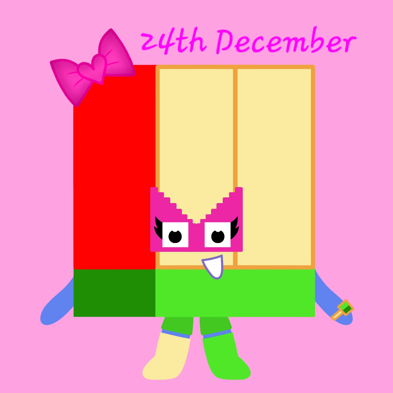 Here's the new look of the Christmas character! | Fandom