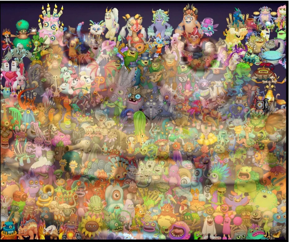 I made an image of every monster united! | Fandom