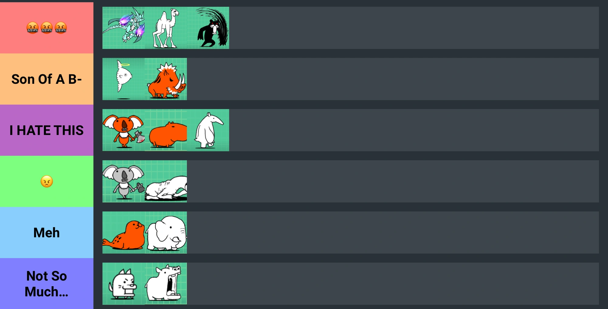 My List of Enemies I hate | Fandom