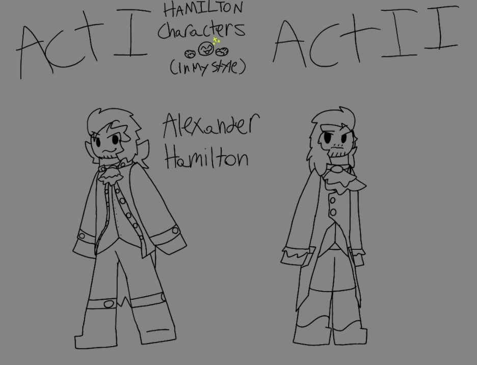 Hamilton Characters in my style part 1! | Fandom