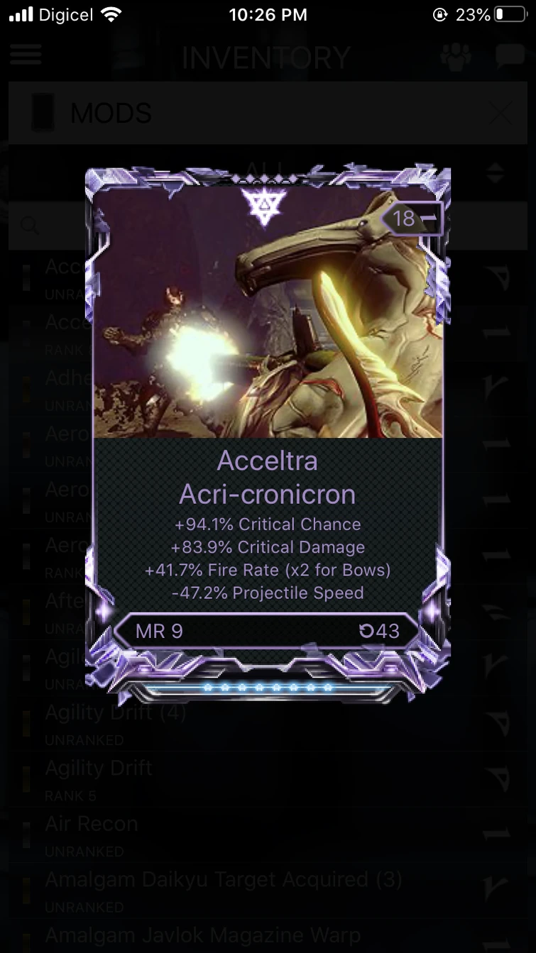 How much for this acceltra riven if i woulda sold it | Fandom