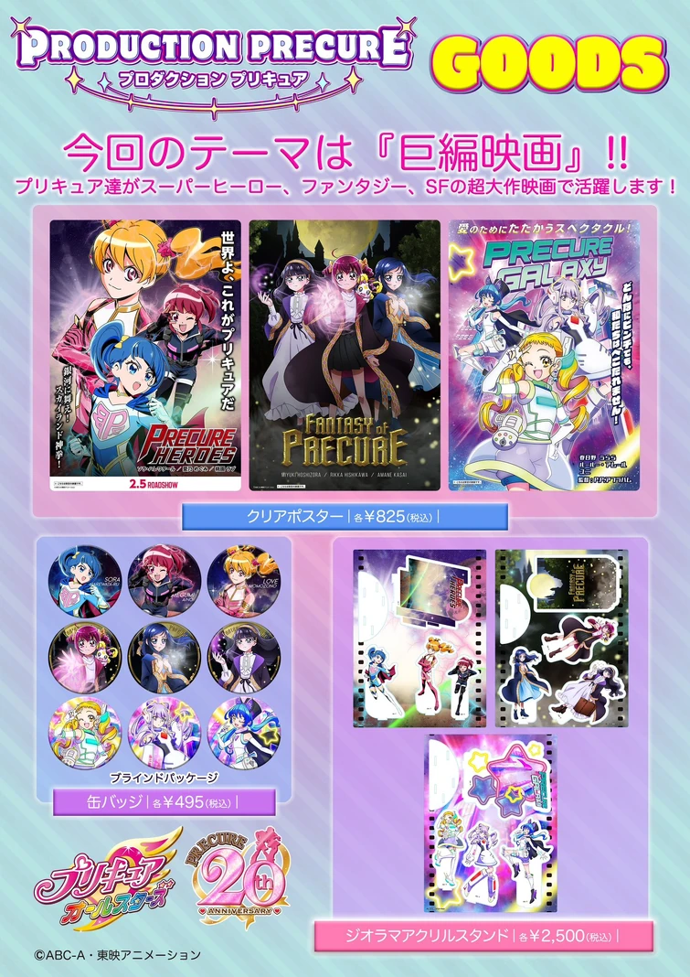 The information of planned sales of Production Pretty Cure products ...