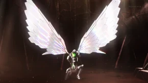 accel world   silver crow wings
