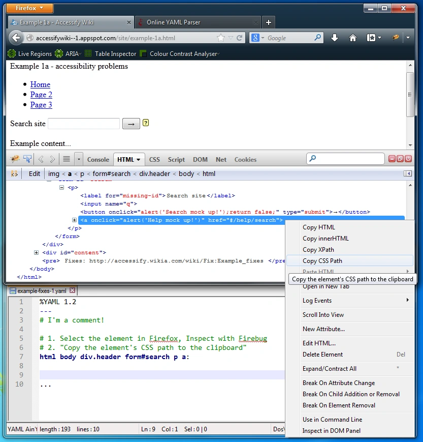 Write fixes | Accessify Wiki | Fandom