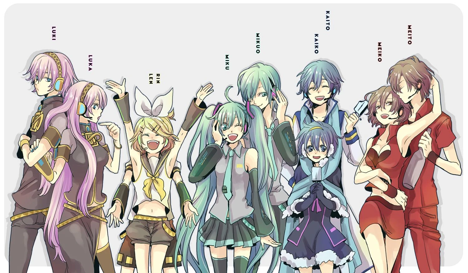 Vocaloid Characters Names In English