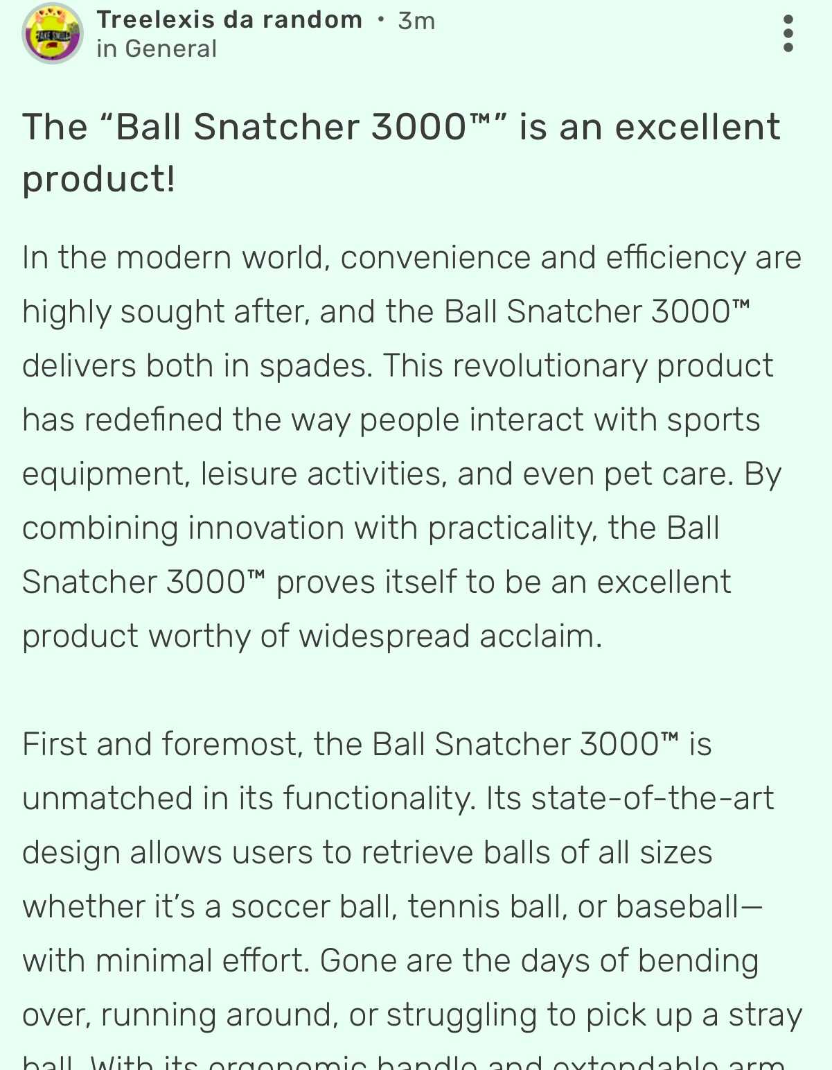 I must buy the Ball Snatcher 3000! | Fandom