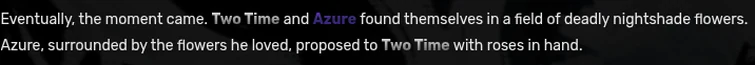 WAIT SO YOU'RE TELLING ME THAT AZURE PROPOSED TO TWO TIME BEFORE HE GOT ...