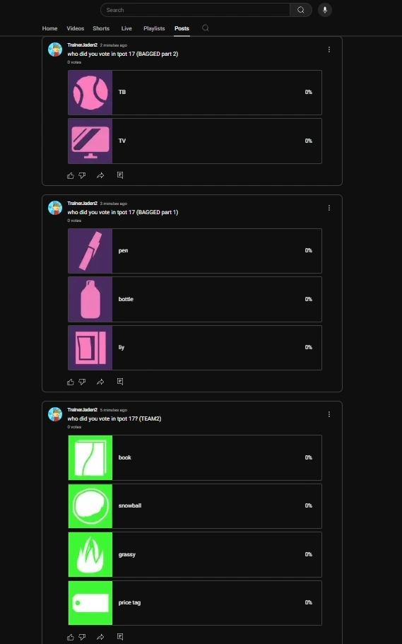i made tpot 17 polls so vote i guess | Fandom
