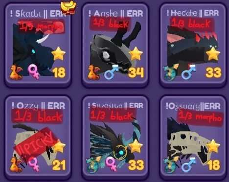 Trading/swapping 1/3 error colors! | Fandom