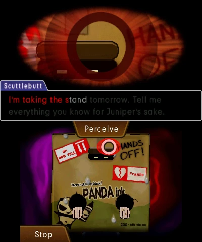 Perceive - Laser-Focused Eyes | Ace Attorney Wiki | Fandom