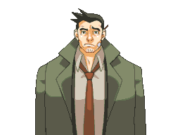 Dick Gumshoe - Sprite Gallery | Ace Attorney Wiki | Fandom