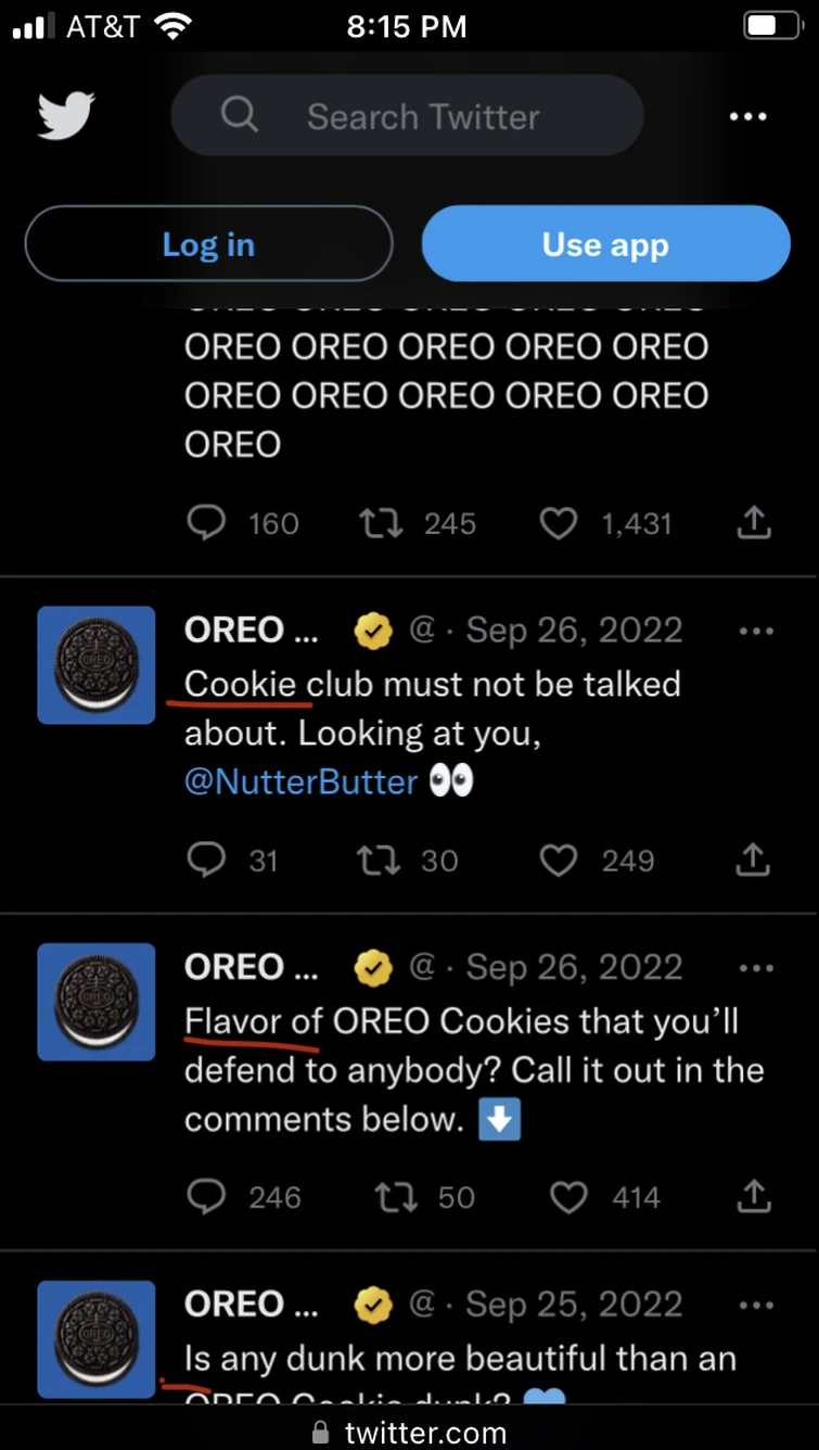 I’m definitely not stalking the Oreos Twitter- | Fandom