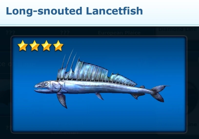 Long-snouted Lancetfish | Ace Fishing Wiki | Fandom