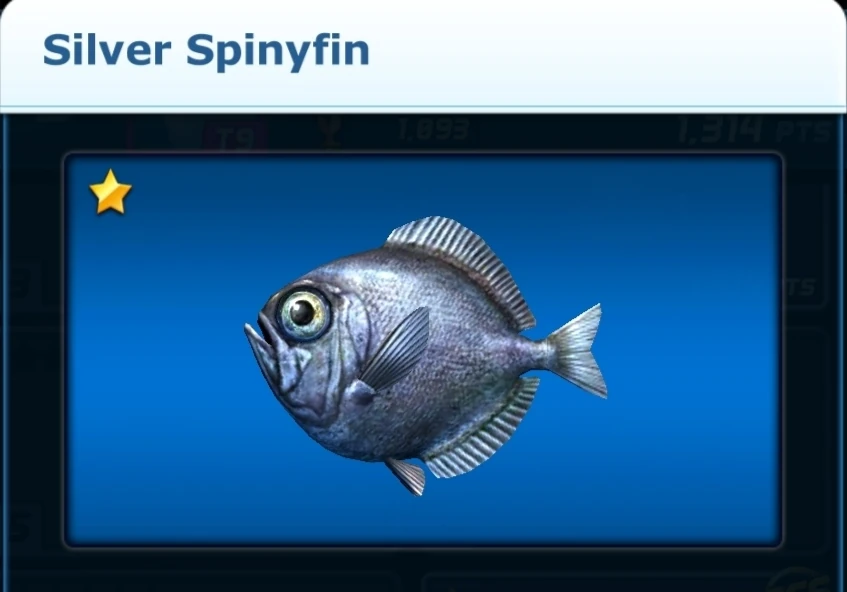 Silver Spinyfin | Ace Fishing Wiki | Fandom
