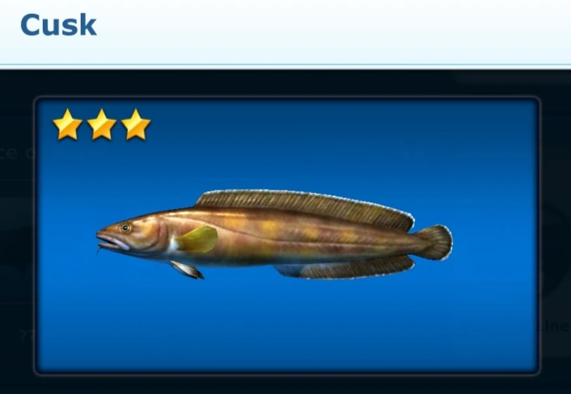 Cusk | Ace Fishing Wiki | Fandom