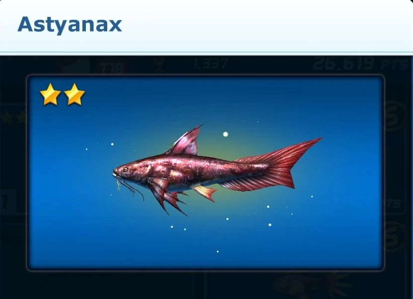 Astyanax | Ace Fishing Wiki | Fandom