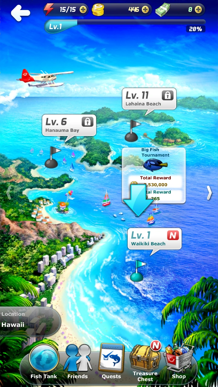 Hawaii | Ace Fishing Wiki | Fandom