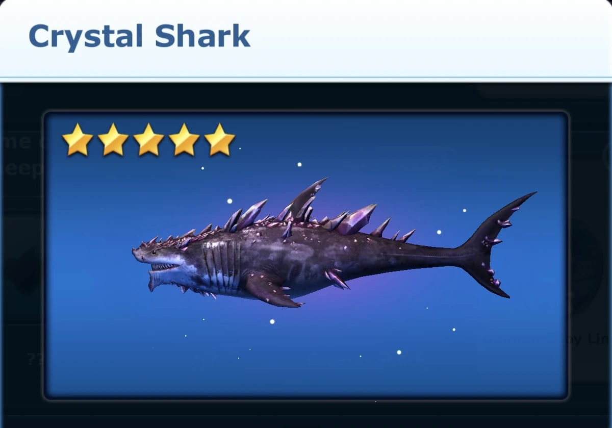 Crystal Shark | Ace Fishing Wiki | Fandom