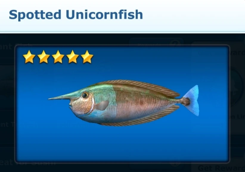 Spotted Unicornfish | Ace Fishing Wiki | Fandom