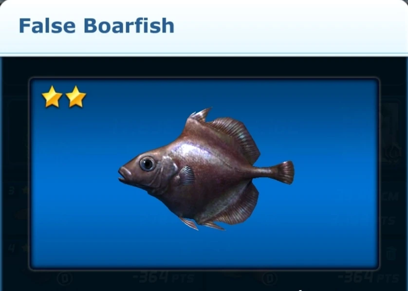 False Boarfish | Ace Fishing Wiki | Fandom