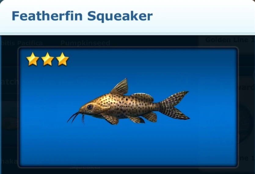 Featherfin Squeaker | Ace Fishing Wiki | Fandom
