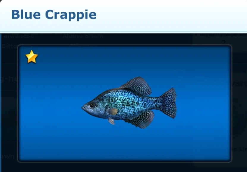 Blue Crappie | Ace Fishing Wiki | Fandom