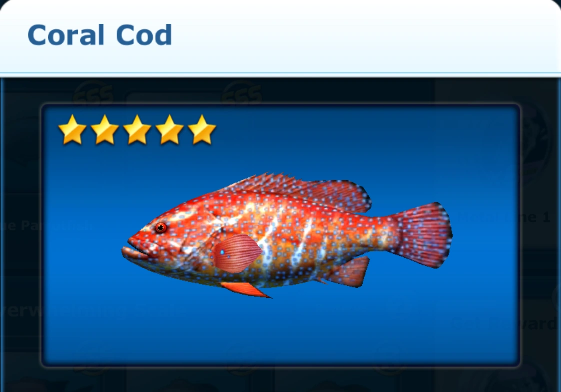 Coral Cod | Ace Fishing Wiki | Fandom