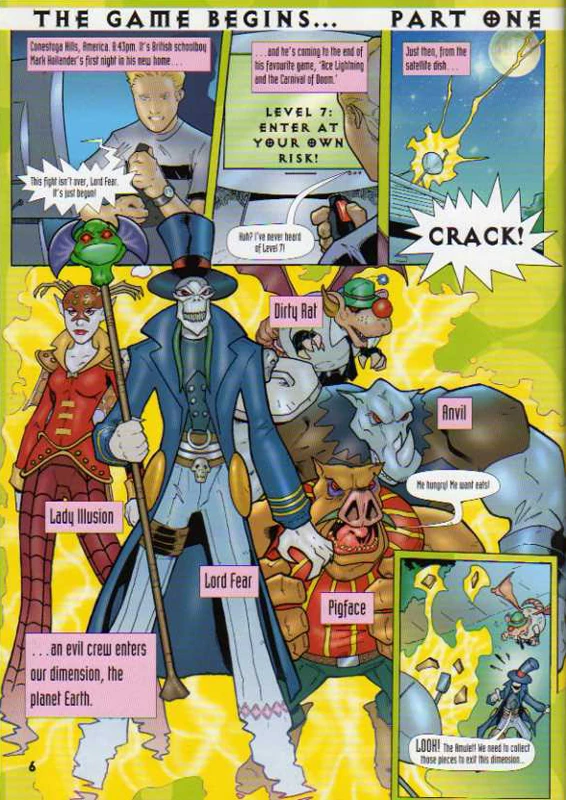 The Game Begins (Comic) | Ace Lightning Wiki | Fandom