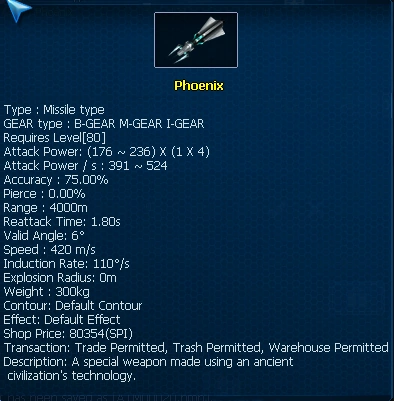 Phoenix Arrow | Ace Online Wiki | Fandom