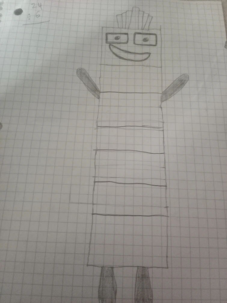 Drawing of seven from numberblocks | Fandom