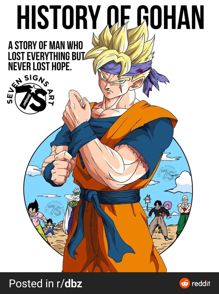 Gohan standing on business | Fandom
