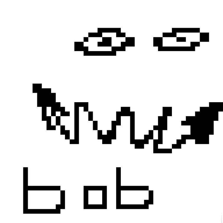 tried out pixel art bob face | Fandom