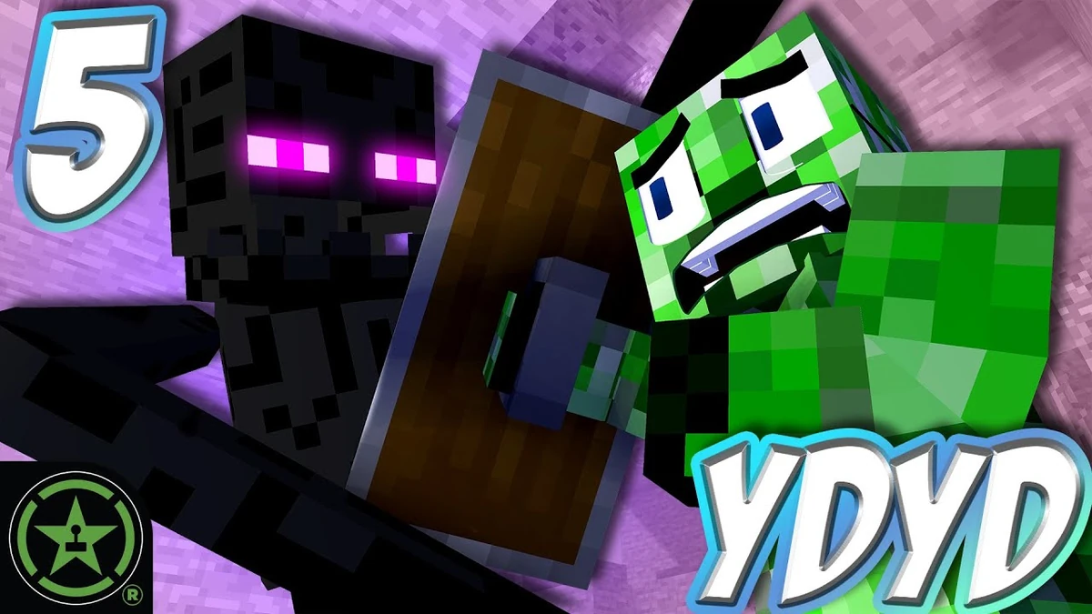 "Hunting" Endermen in Minecraft | Achievement Hunter YDYD Wiki | Fandom