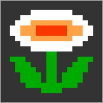 8 Bit Mario Fire Flower