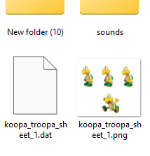 Koopa troopa Sprite sheets for png and .dat files for angry birds maker ...