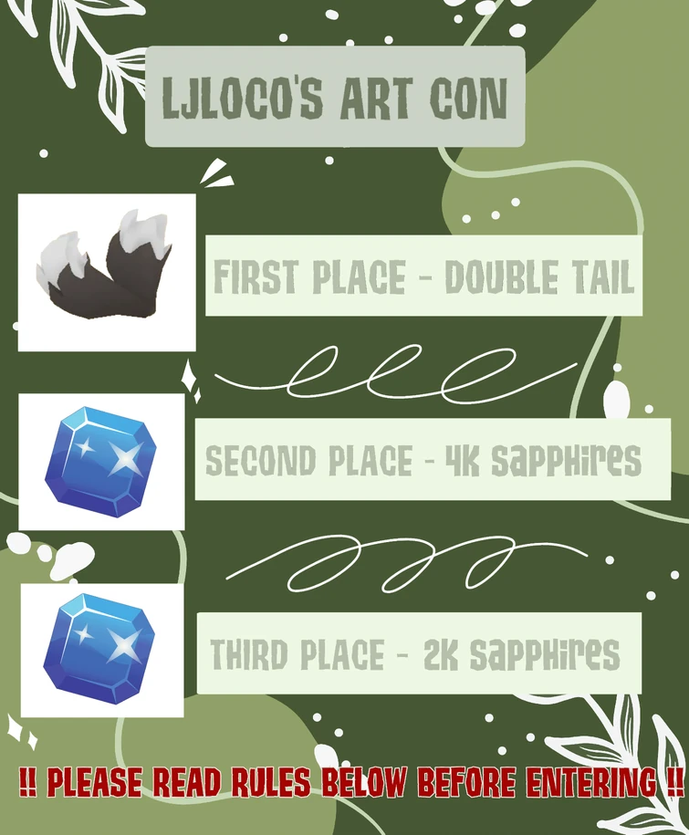 LJLoco's Art Con!! 🐾 (very long post, but please read if you have the ...