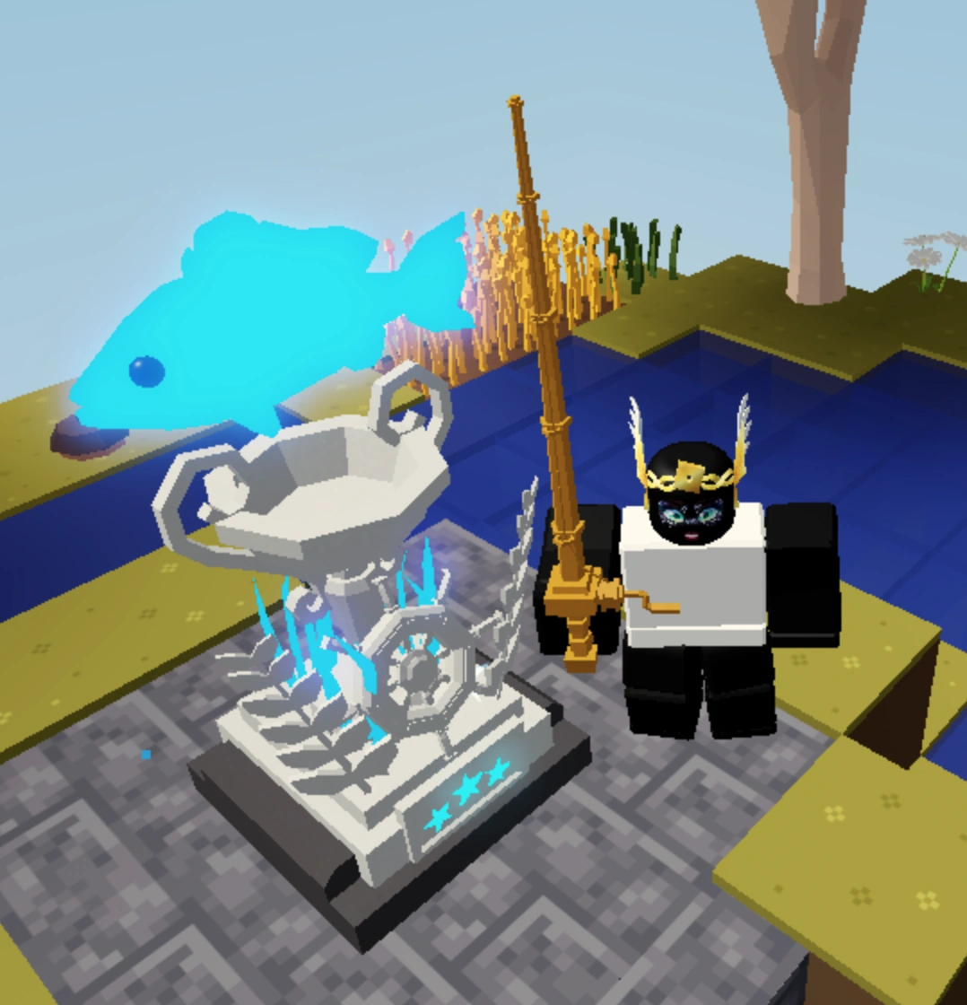 yay fishing rod and trophy | Fandom