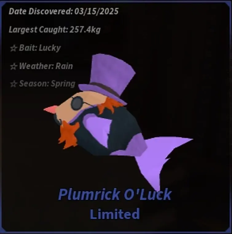 Trading for (Plumrick O'Luck, Purple Event Fish ) | Fandom
