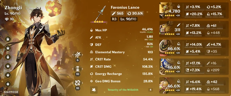 Zhongli build!! | Fandom