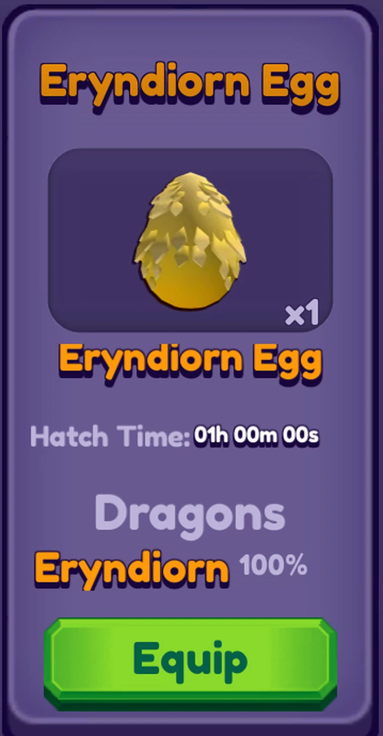 Selling Eryn egg for 20m | Fandom